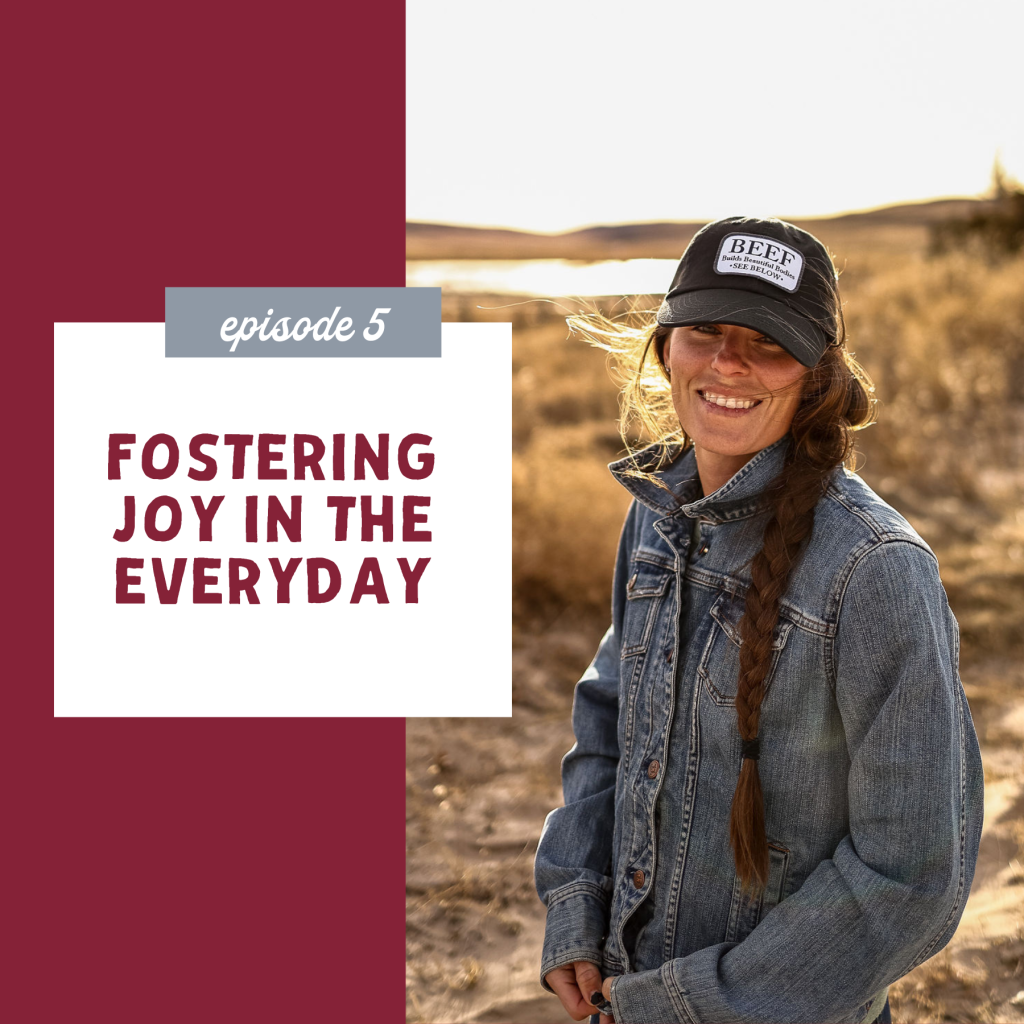 Fostering Joy in the Everyday [episode 5] - Faith Family & Beef